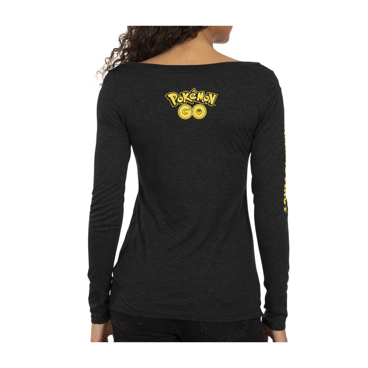 Pokémon GO Team Instinct Fitted Scoop Neck Long-Sleeve T-Shirt - Women ...