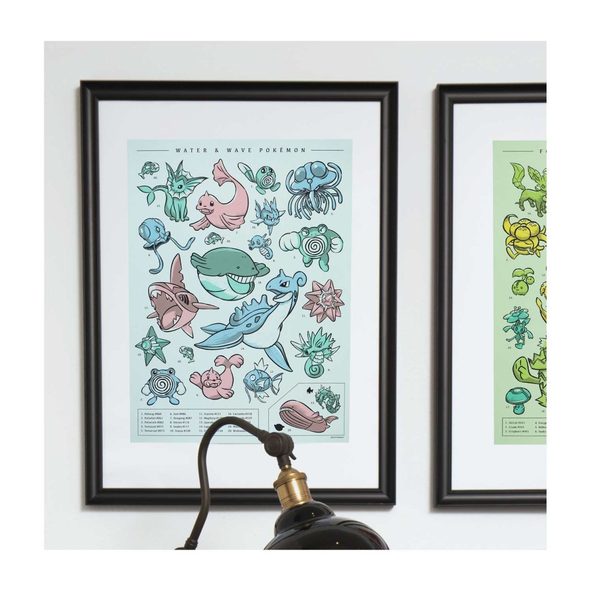 Pokémon of the Waves & Waters Art Print | Pokémon Center Official Site