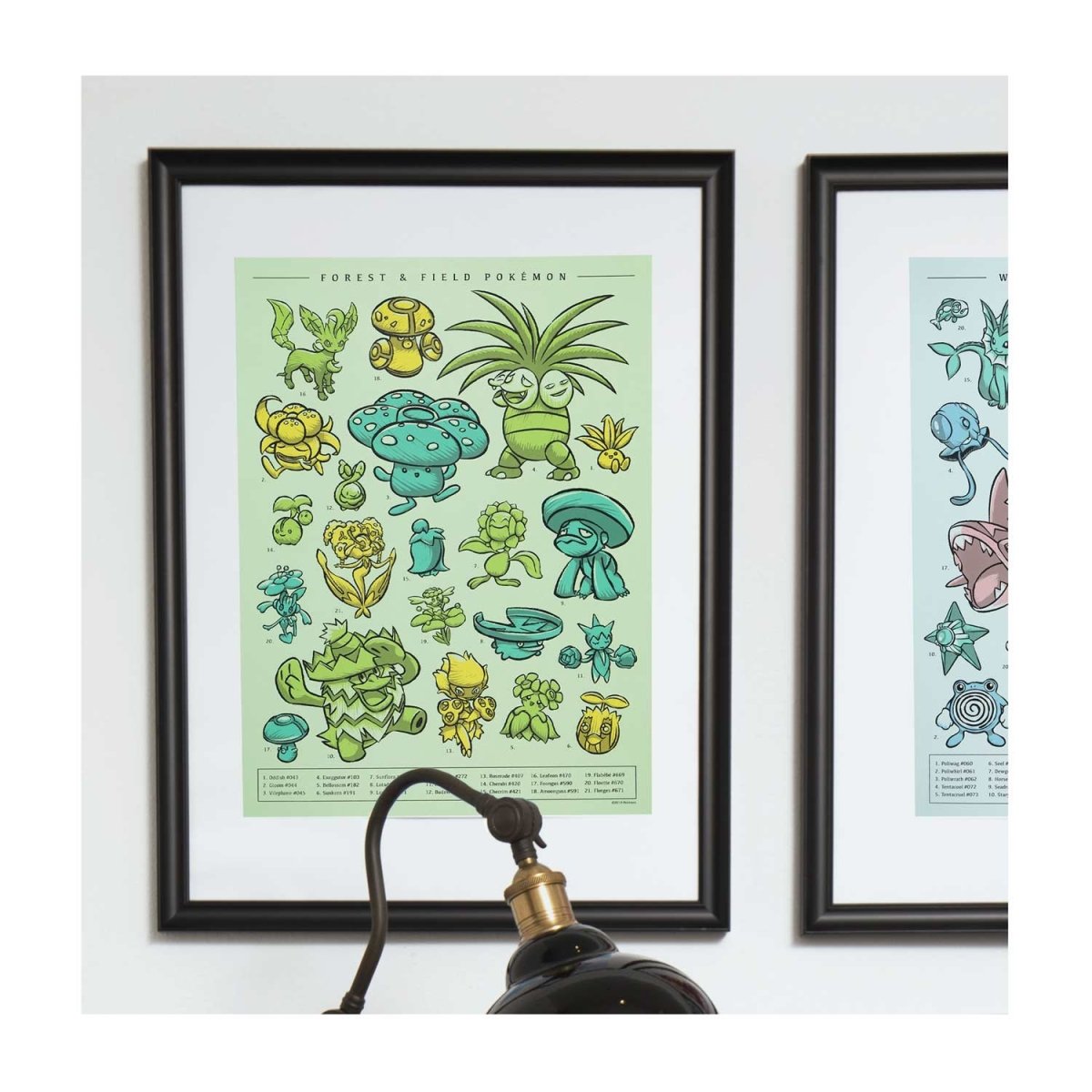 Pokémon of the Forests & Fields Art Print | Pokémon Center Official Site