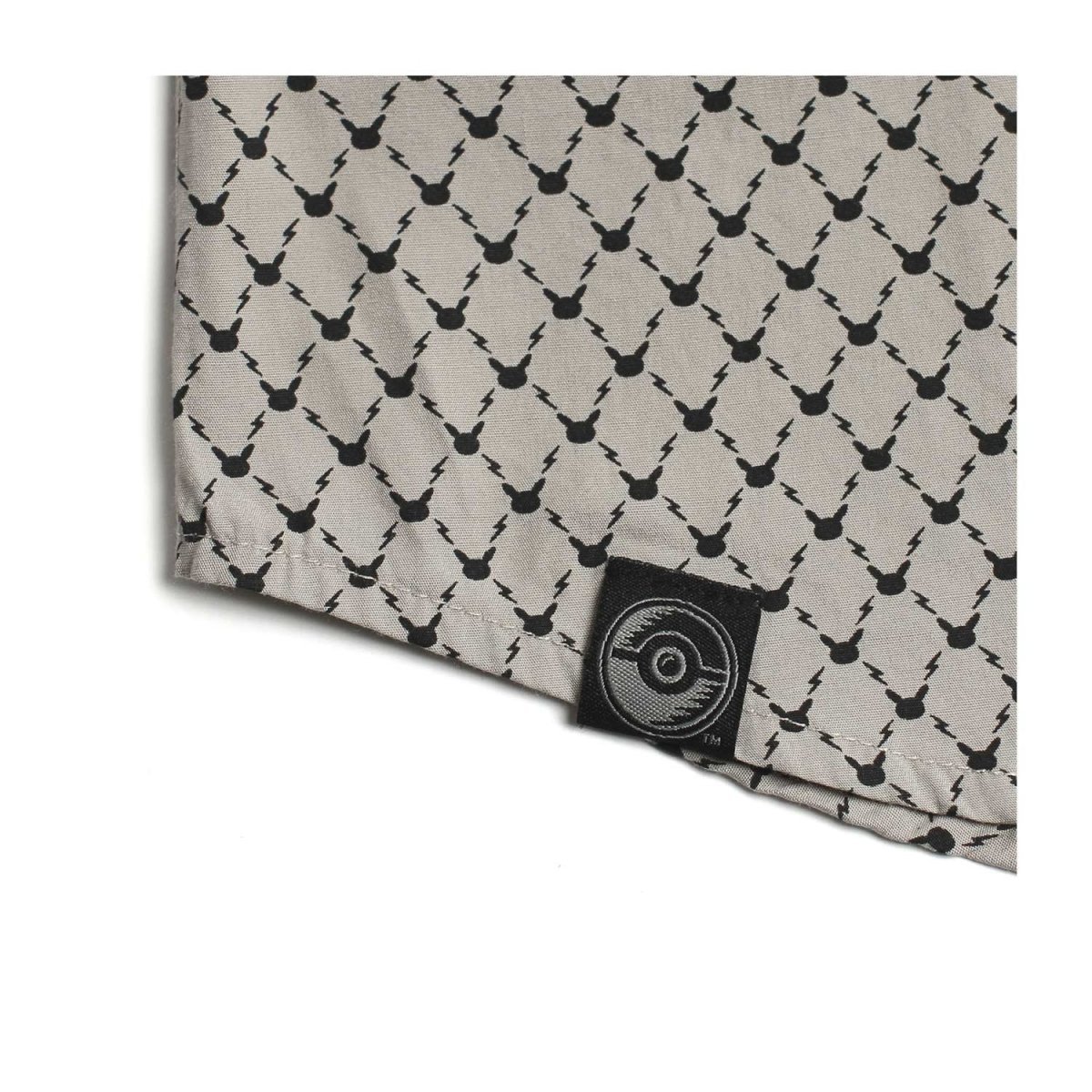 Pikachu Classics Silhouette Gray Fitted Dress Shirt - Men | Pokémon ...