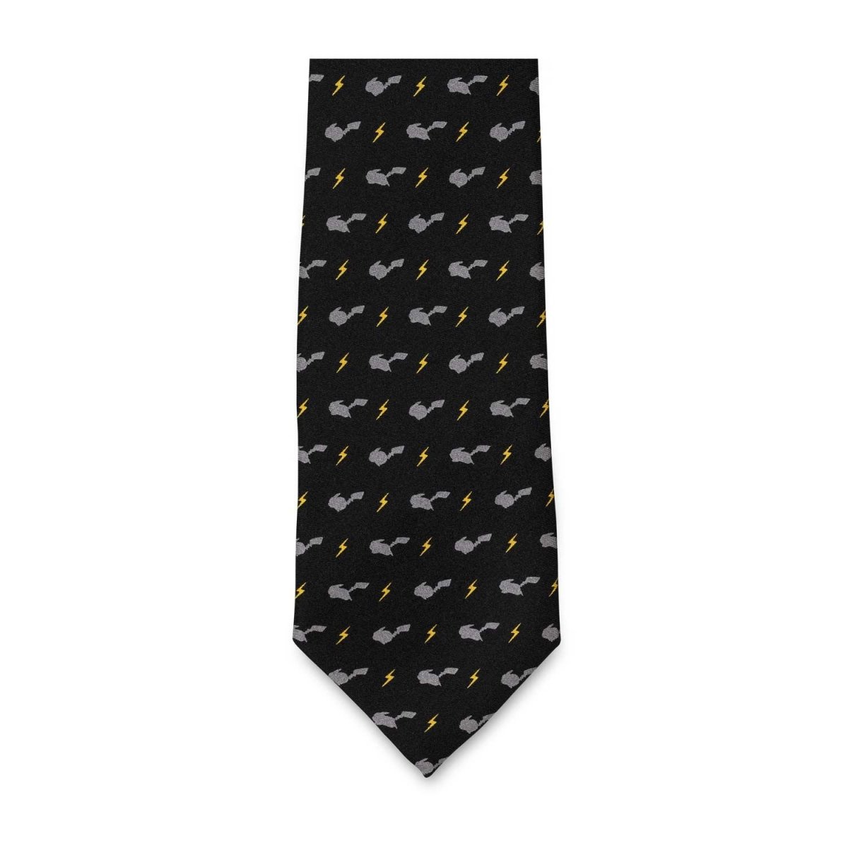 Pikachu Classics Charge Black Silk Necktie (One Size-Adult) | Pokémon ...