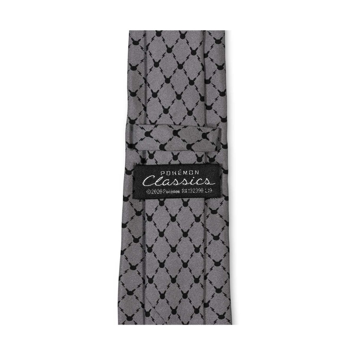 Pikachu Classics Silhouette Gray Silk Necktie (One Size-Adult ...