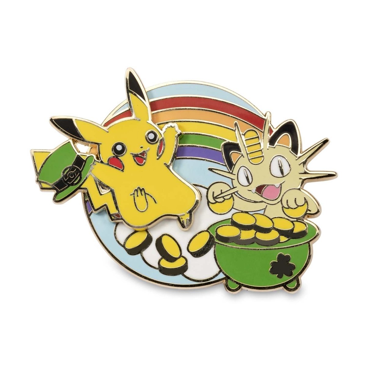 Leaping Into Luck Sliding Celebrations Pokémon Pin | Pokémon Center ...