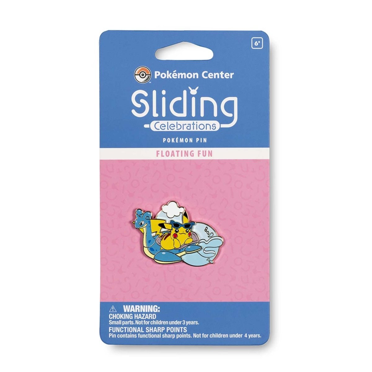 Floating Fun Sliding Celebrations Pokémon Pin | Pokémon Center Official ...