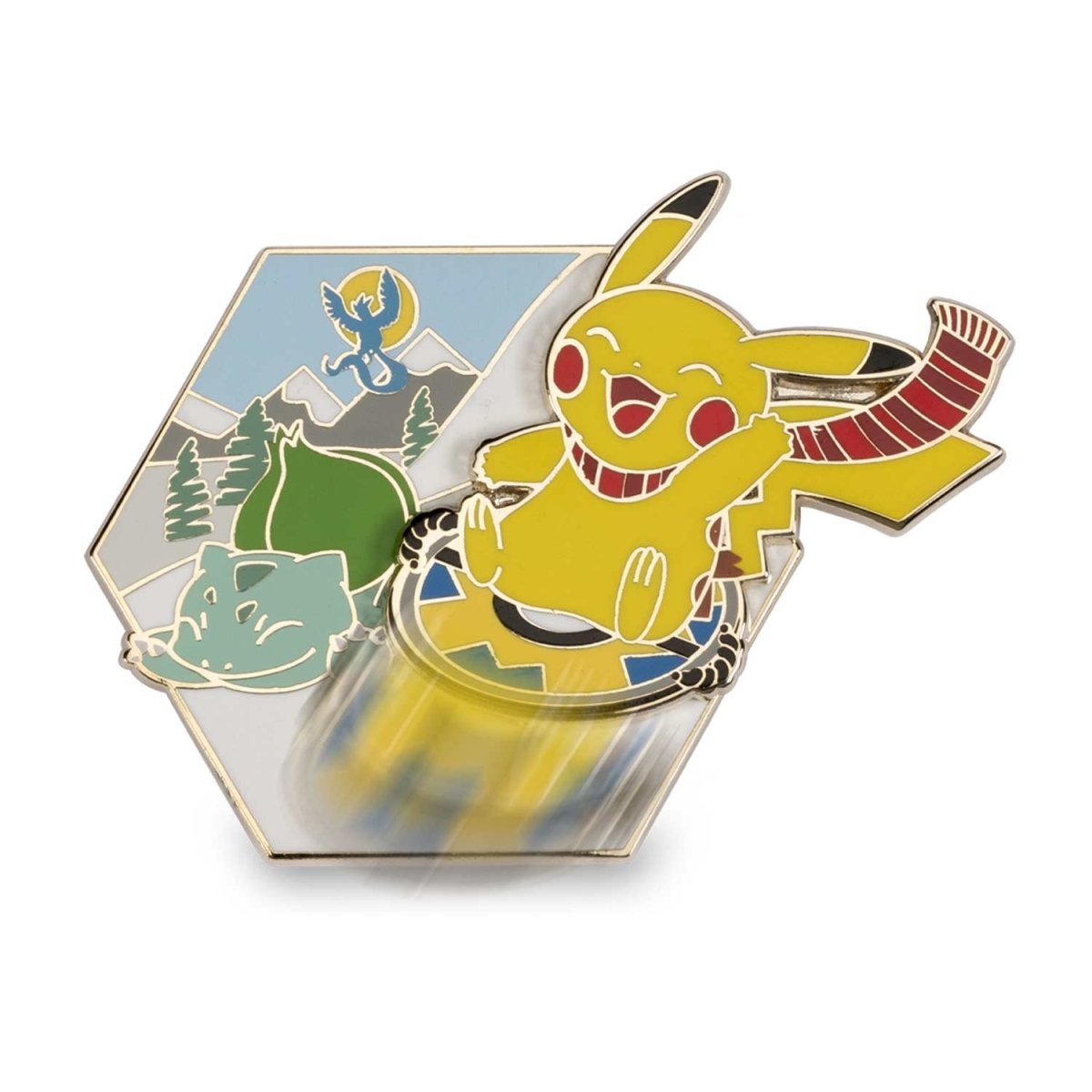Dashing Down the Hill Sliding Celebrations Pokémon Pin | Pokémon Center ...