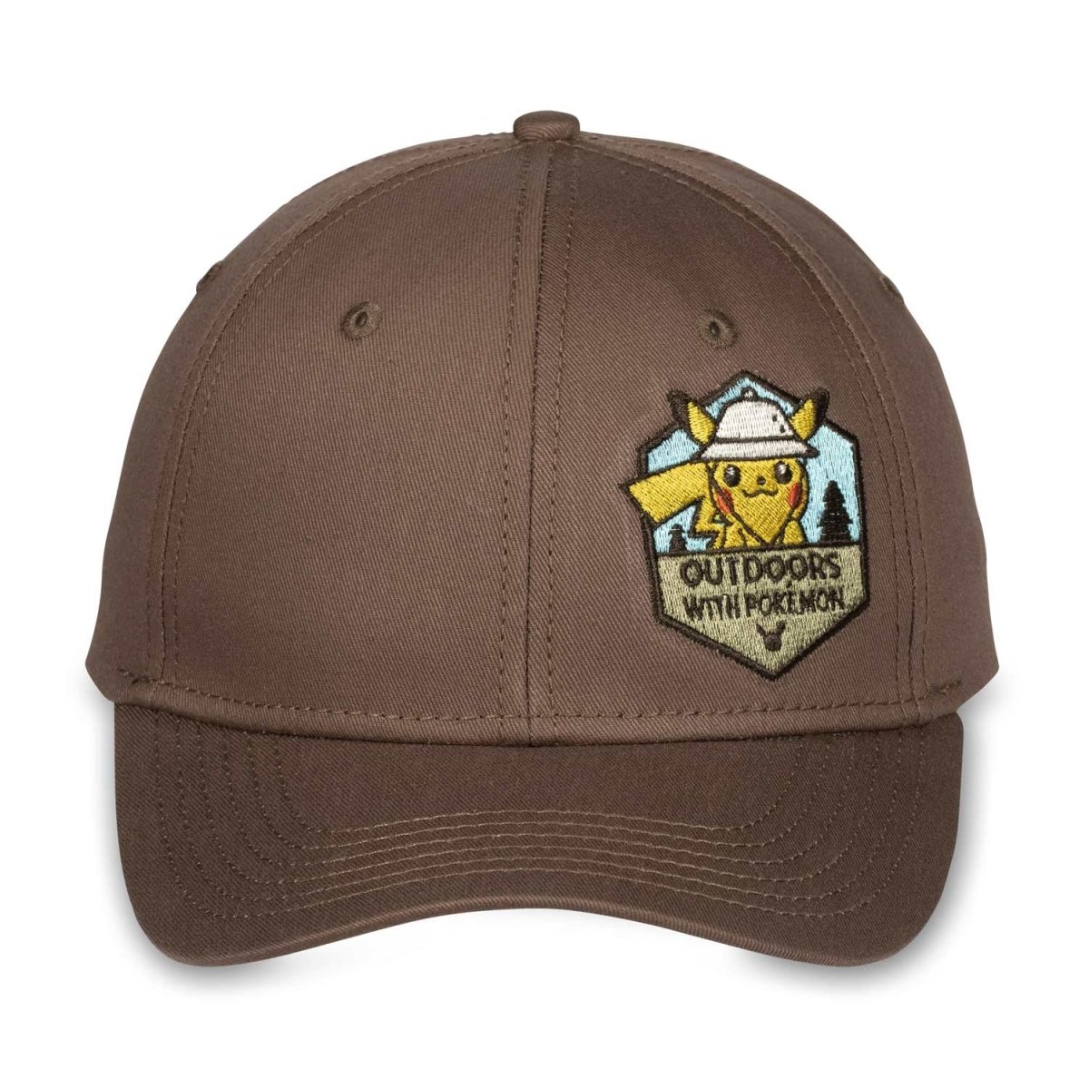 Outdoors with Pokémon Brown Baseball Cap (One Size-Adult) | Pokémon ...
