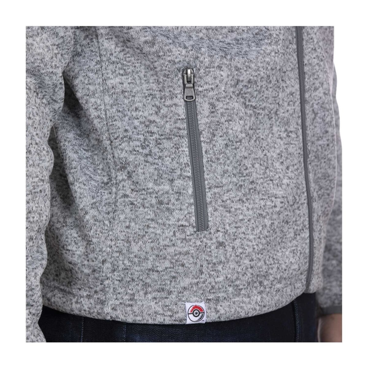 Outdoors with Pokémon Heather Gray Fleece Zip-Up Jacket - Men | Pokémon ...