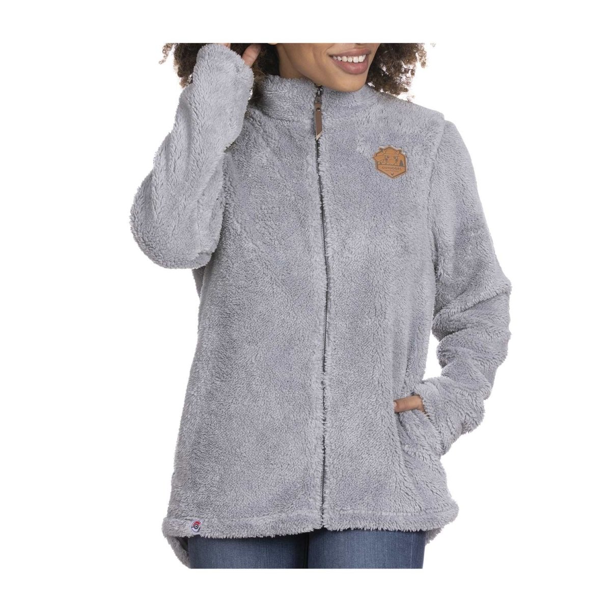 Outdoors with Pokémon Gray Fleece Zip-Up Jacket - Women | Pokémon ...