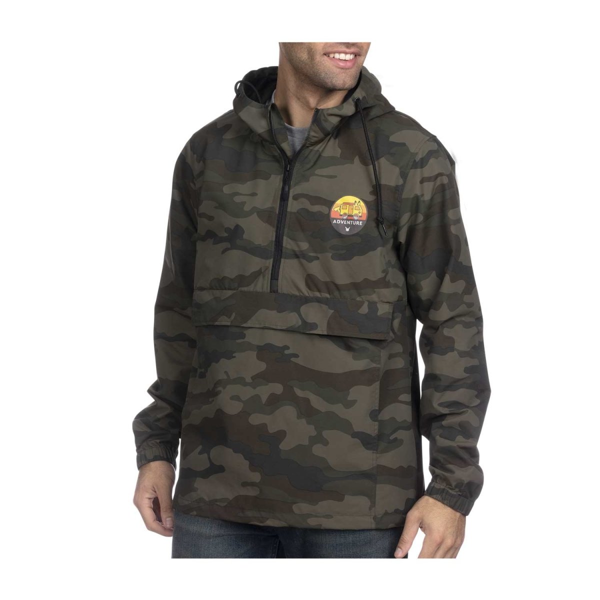 Outdoors with Pokémon Camo Windbreaker Jacket - Adult | Pokémon Center ...