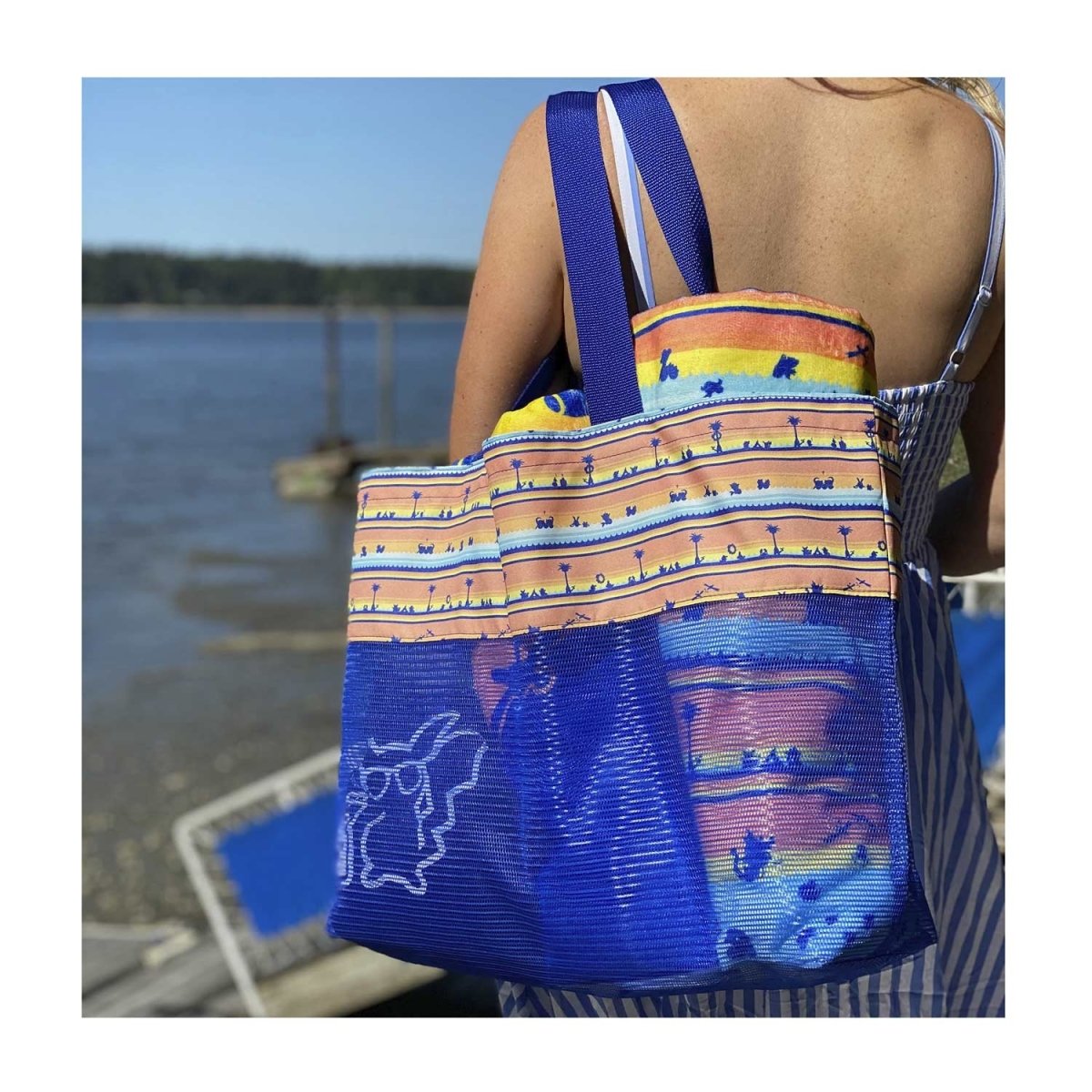 Pokémon Sunset Mesh Beach Bag | Pokémon Center Official Site