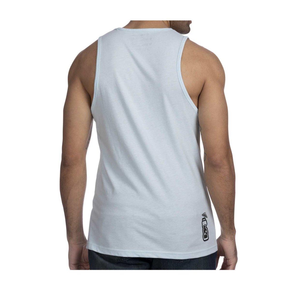 Pokémon Sunset Light Blue Fitted Tank Top - Men | Pokémon Center ...