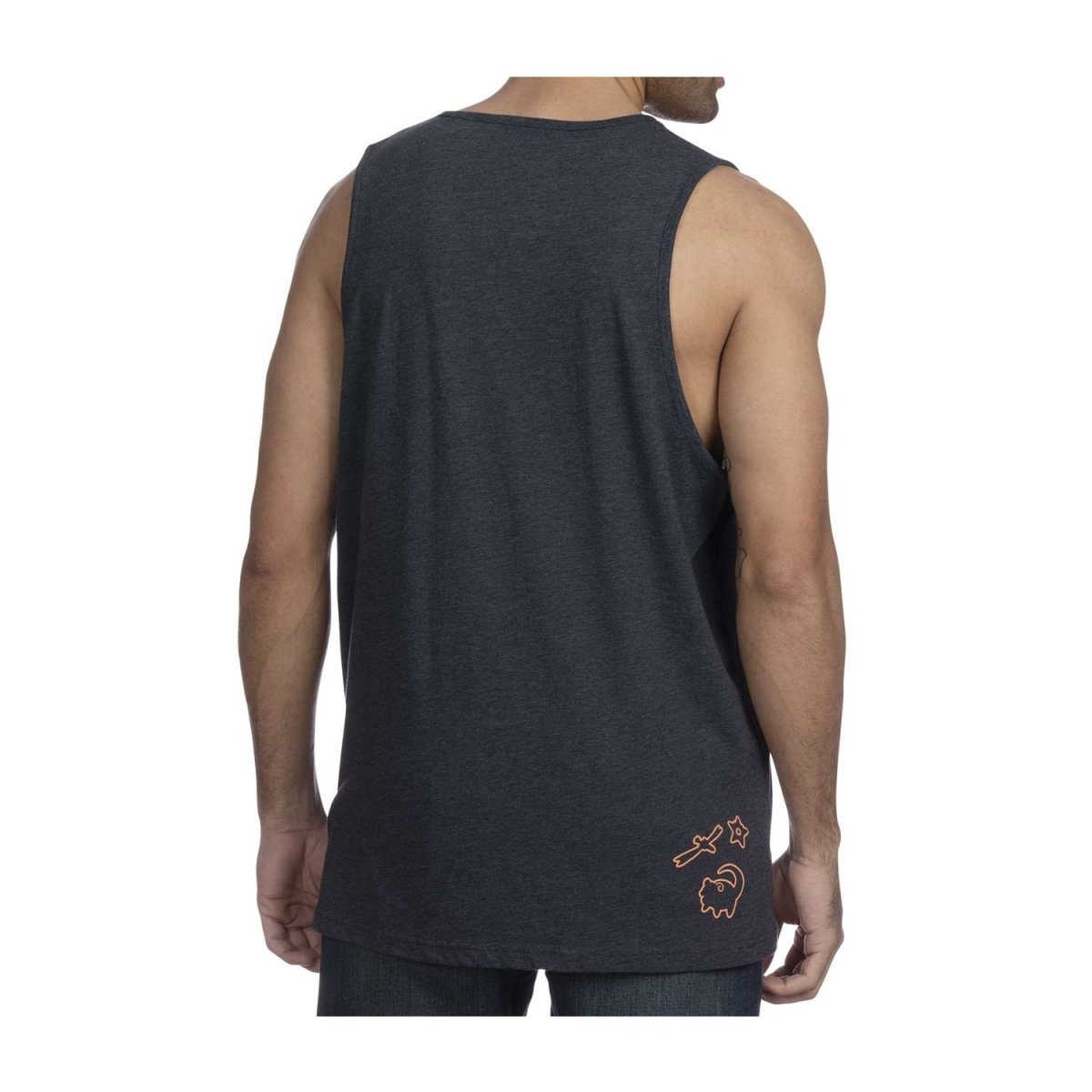 Pokémon Sunset Charcoal Fitted Tank Top - Men | Pokémon Center Official ...