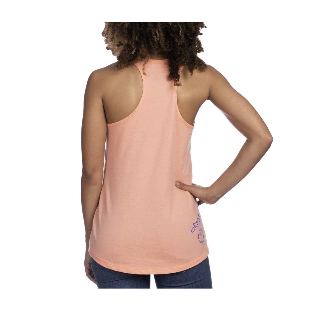 Pokémon Sunset Light Orange Fitted Racerback Tank Top - Women | Pokémon ...