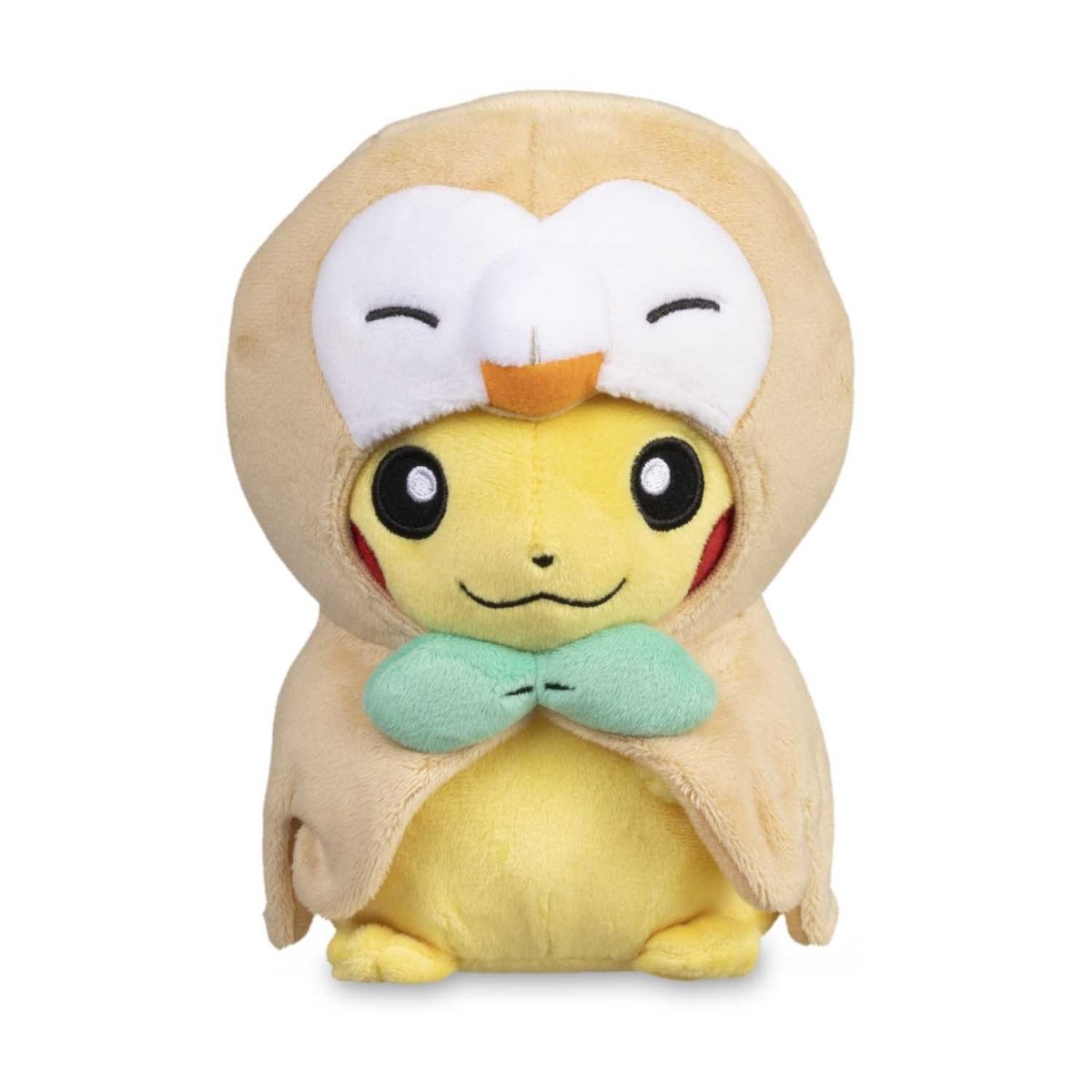 Rowlet Cape Pikachu Poké Plush - 7 In. | Pokémon Center Official Site