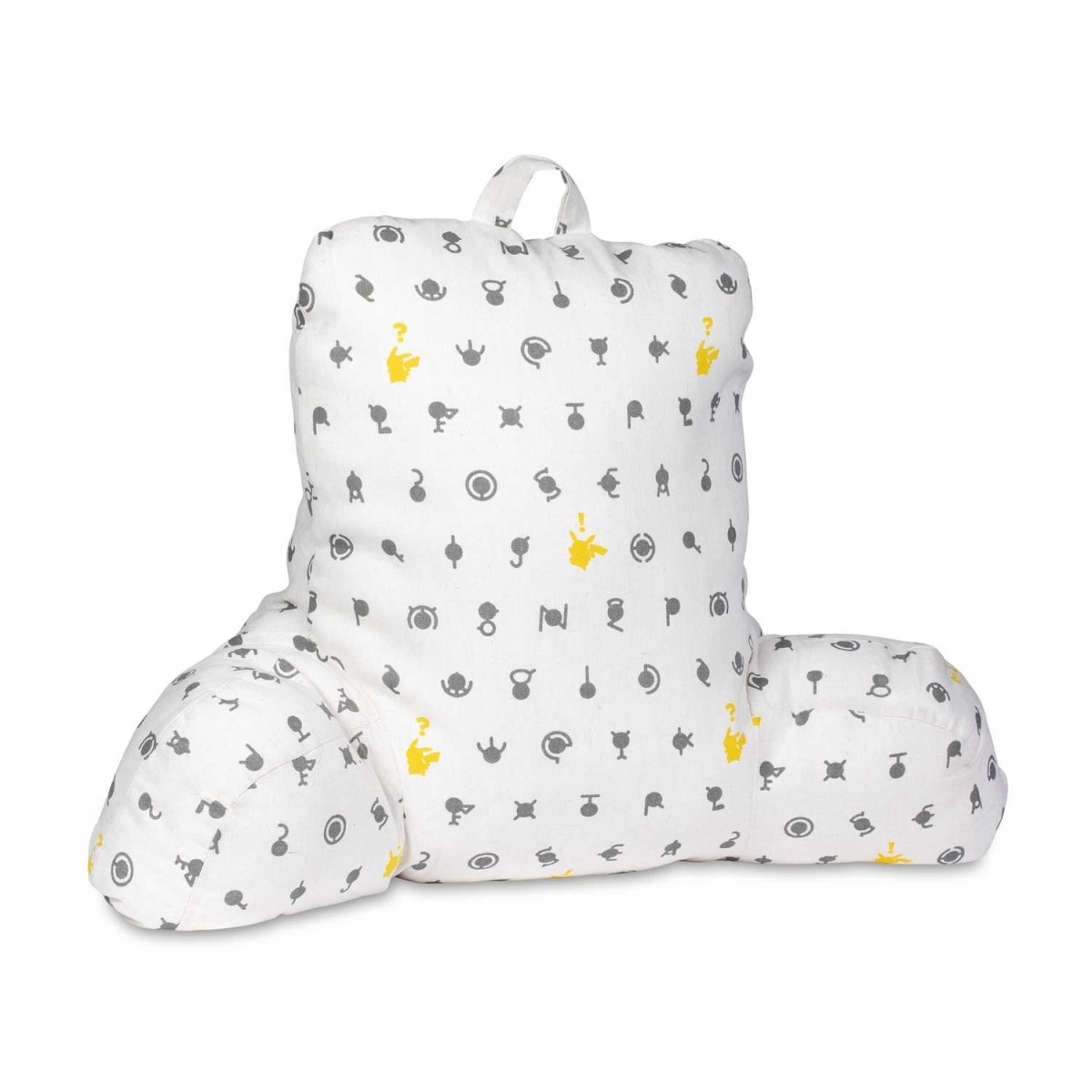 Pokémon Accents: Unown White Backrest Pillow | Pokémon Center Official Site