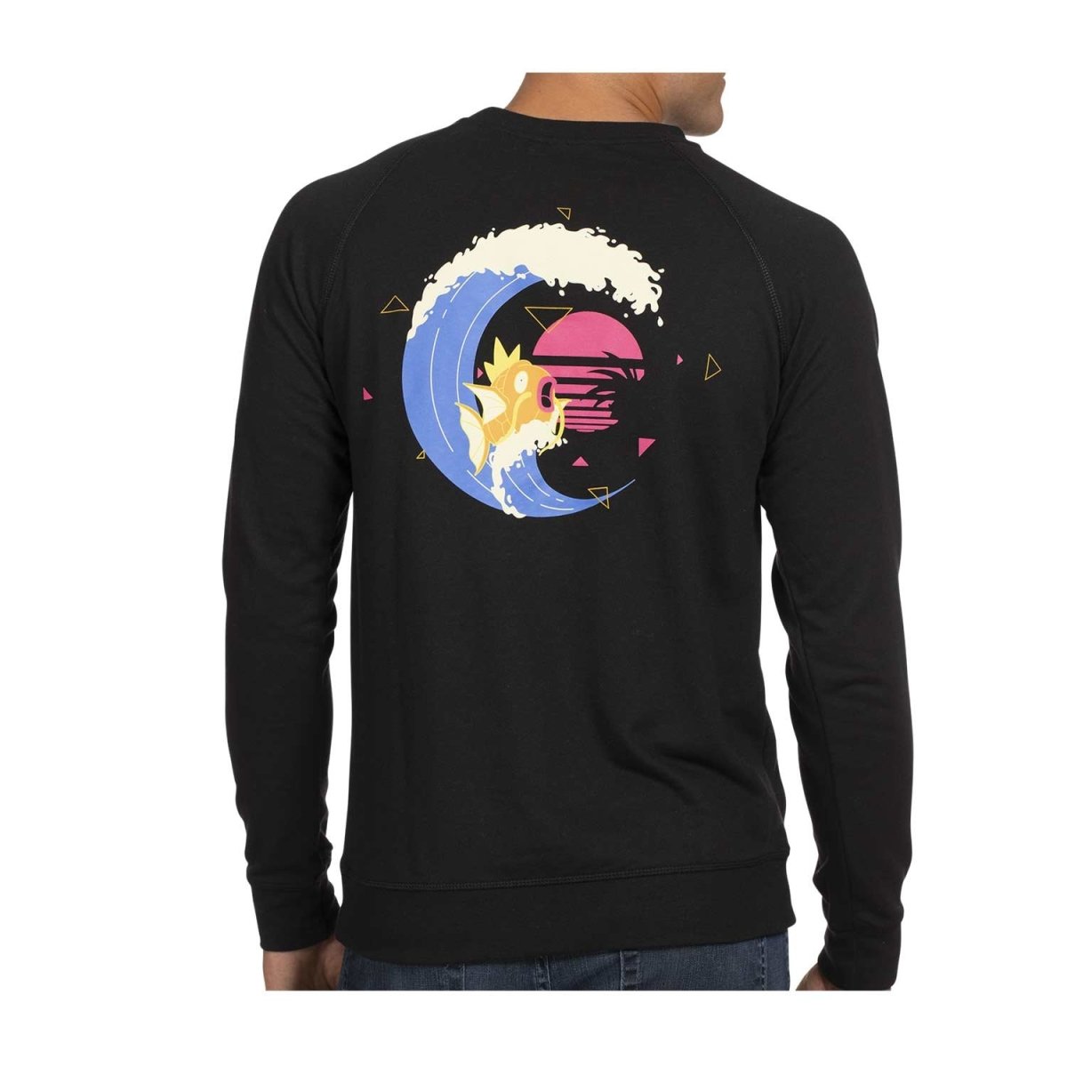 Magikarp Black Crew Neck Sweatshirt - Adult | Pokémon Center Official Site