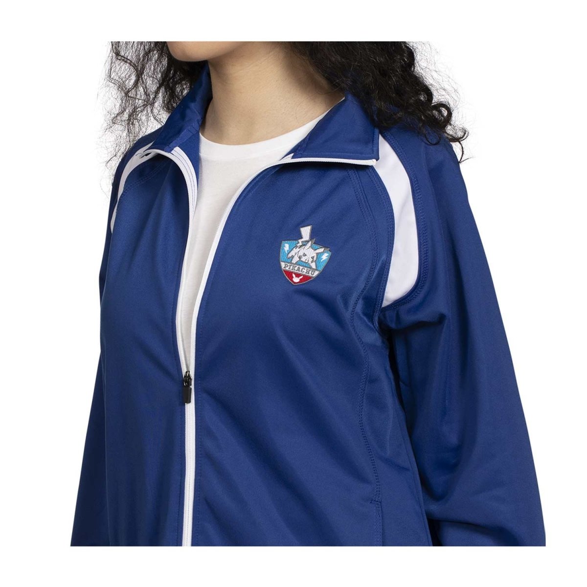 Pikachu Pokémon Sports Light Blue Zip-Up Track Jacket - Adult | Pokémon ...