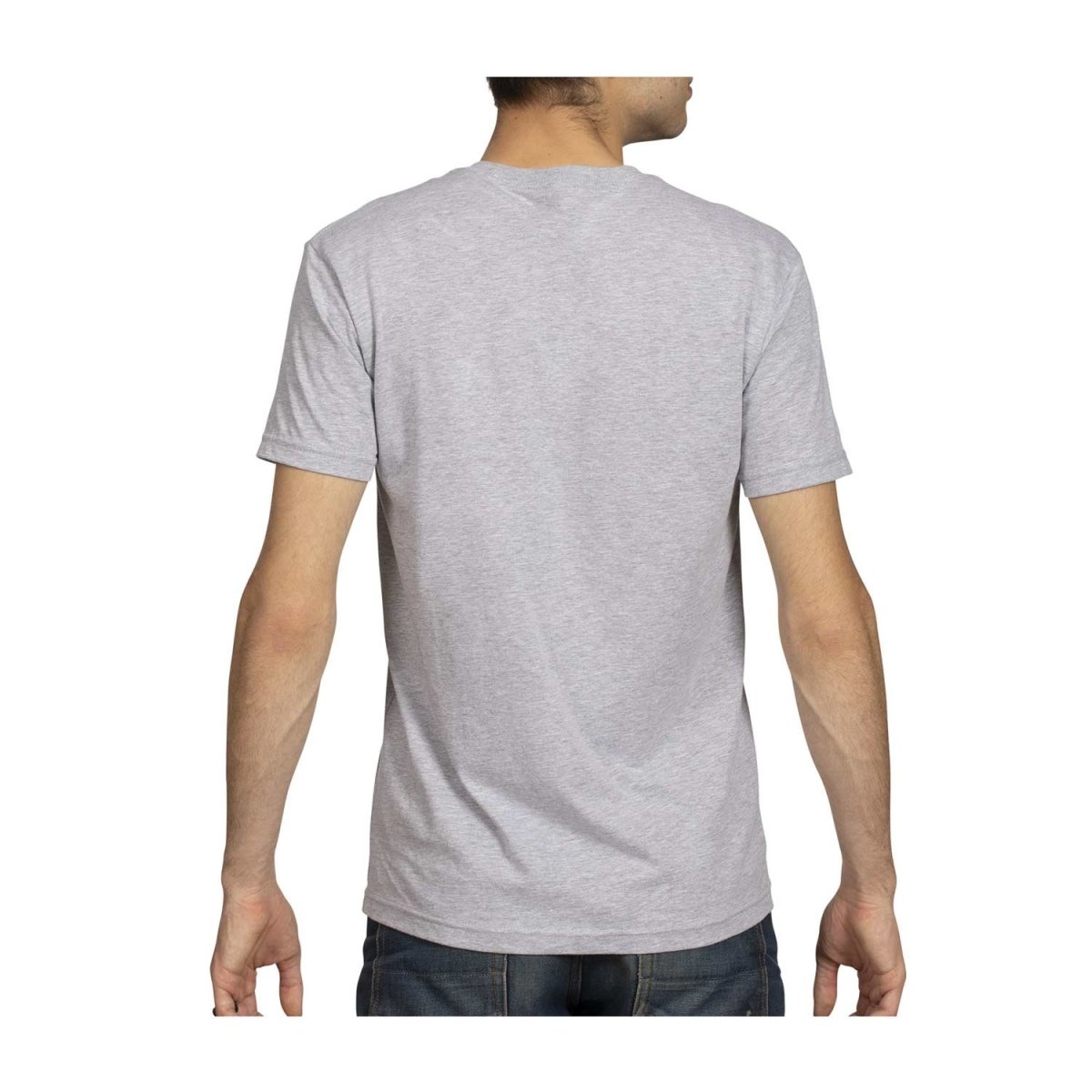 Running Pikachu Pokémon Sports Heather Gray Fitted Crew Neck T-Shirt ...
