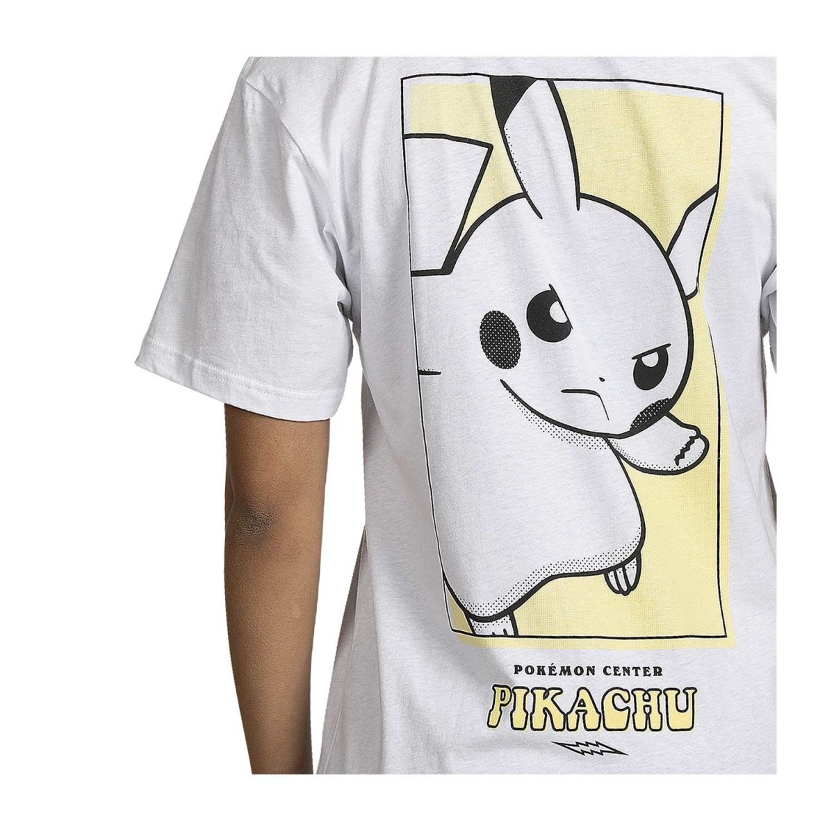 Pikachu Yellow & White Relaxed Fit Crew Neck T-Shirt - Adult | Pokémon ...