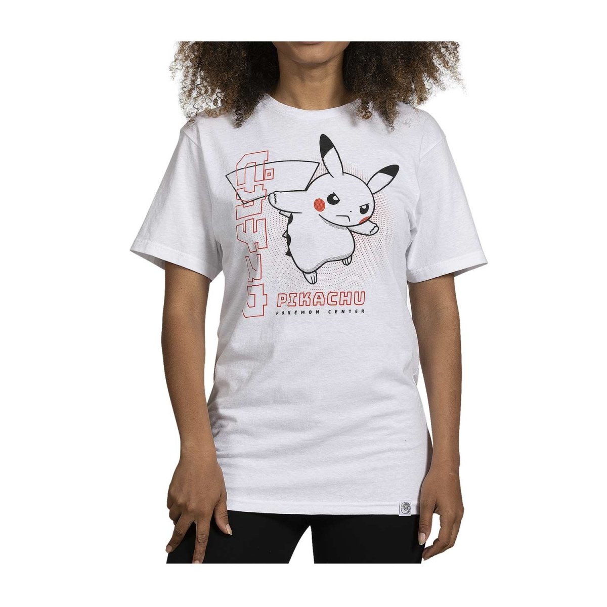 Pikachu Red & White Relaxed Fit Crew Neck T-Shirt - Adult | Pokémon ...
