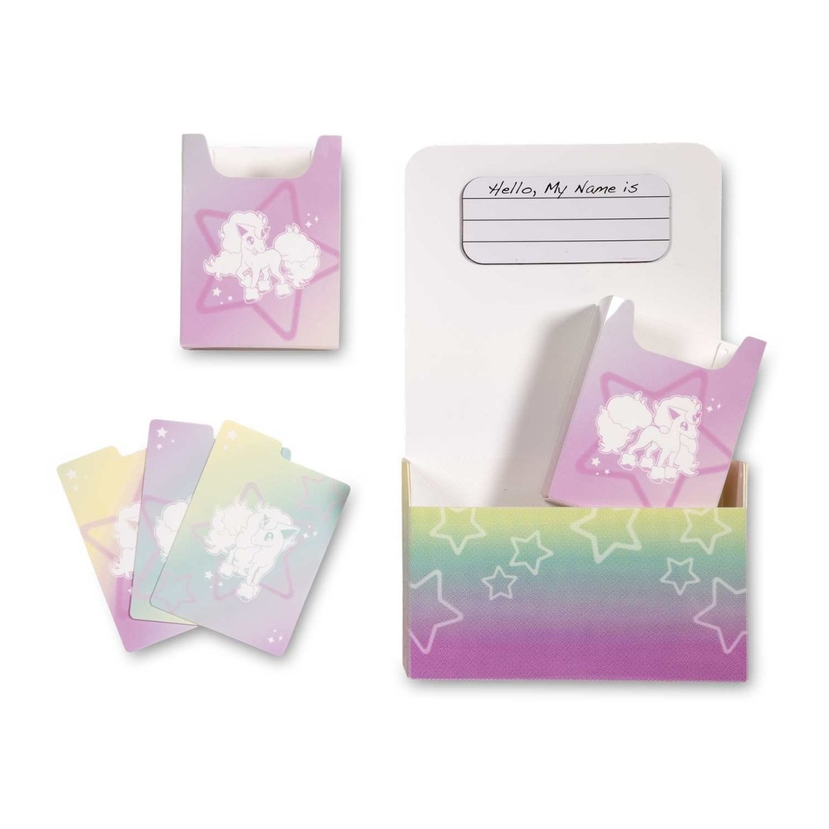 Pokémon TCG: Galarian Ponyta Gradient Double Deck Box | Pokémon Center ...