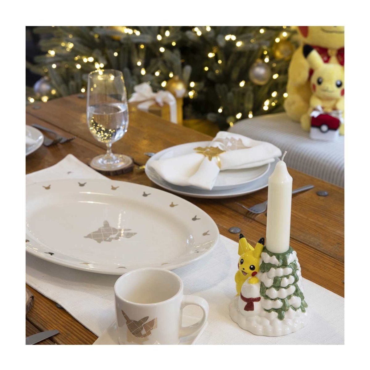 Pokémon Winter Wonders Ceramic Serving Plate | Pokémon Center Official Site