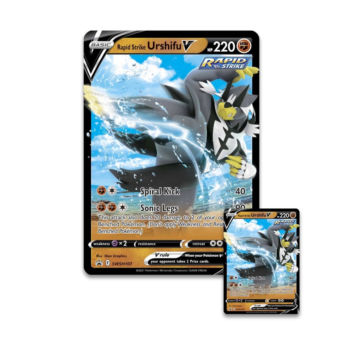 Pokémon TCG: Rapid Strike Urshifu V Box | Pokémon Center Official Site