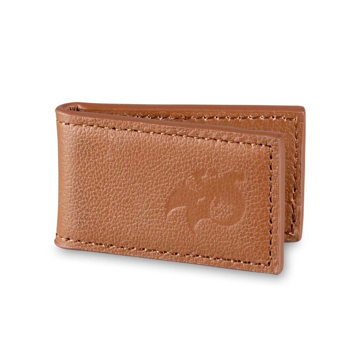 Pokémon Classics Charizard Brown Leather Money Clip | Pokémon Center ...