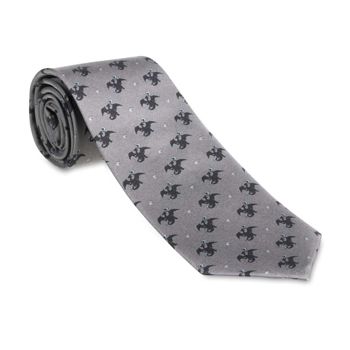 Pokémon Classics Charizard Gray Silk Necktie (One Size-Adult) | Pokémon ...