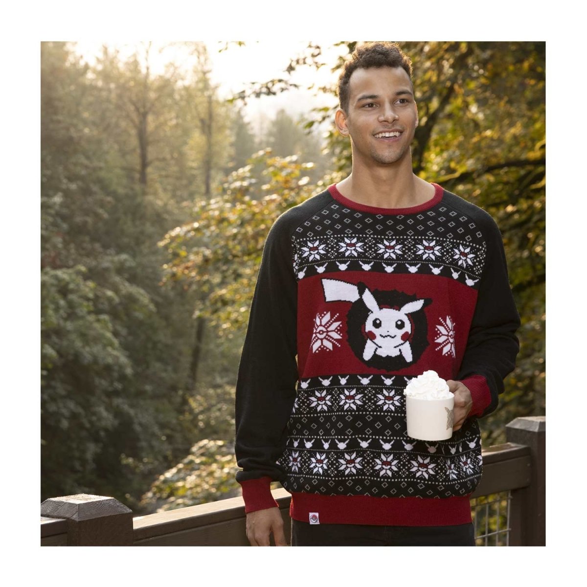 Pikachu Wreath Knit Sweater - Adult | Pokémon Center Official Site