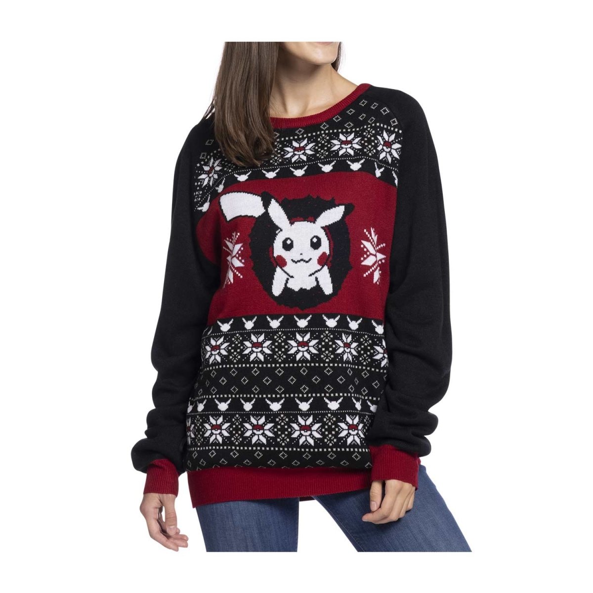Pikachu Wreath Knit Sweater - Adult | Pokémon Center Official Site