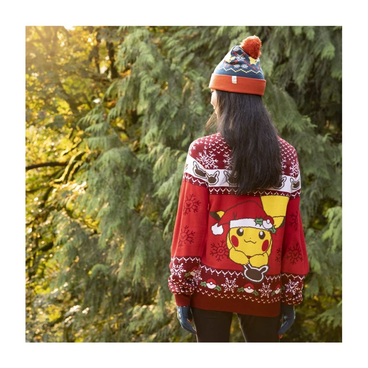Pikachu Holiday Cookies Knit Sweater - Adult | Pokémon Center Official Site