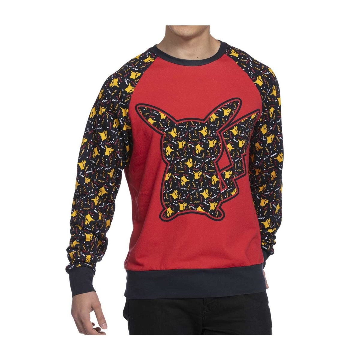 Pikachu Party Raglan Crew Neck Sweatshirt - Adult | Pokémon Center ...