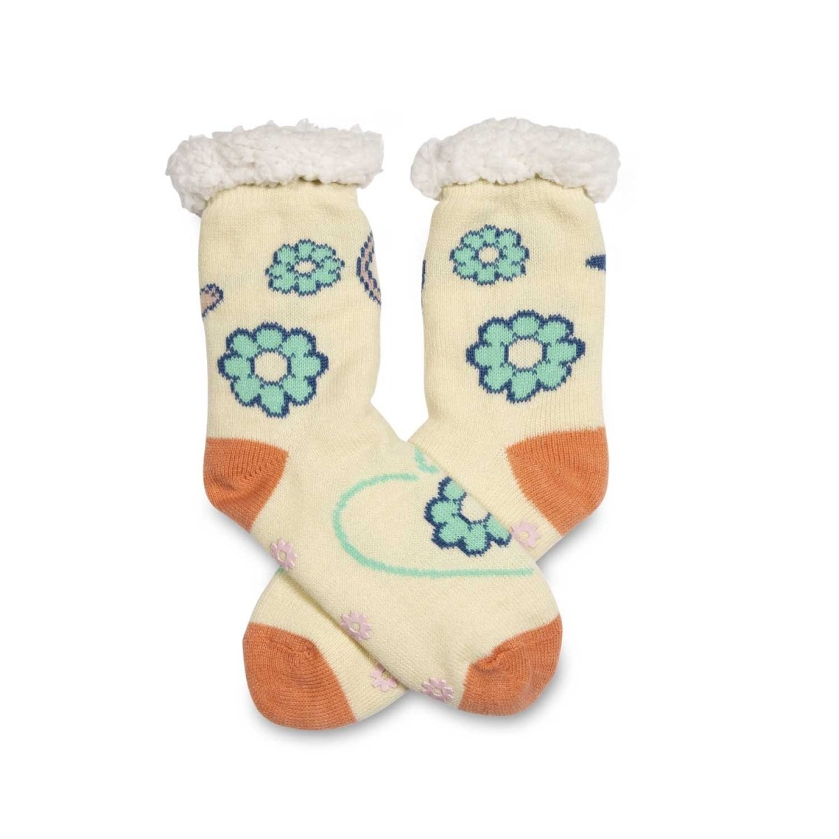 Pikachu & Mew Admiration Yellow Fleece Socks (One Size-Adult) | Pokémon ...