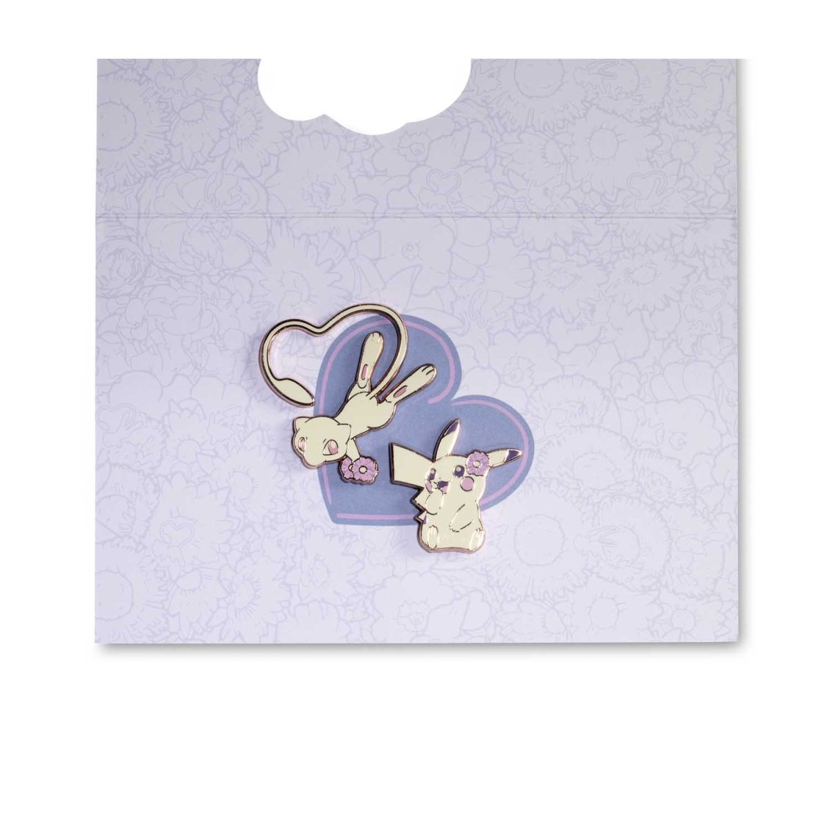 Pikachu & Mew Admiration Blue Pokémon Pins & Greeting Card | Pokémon ...