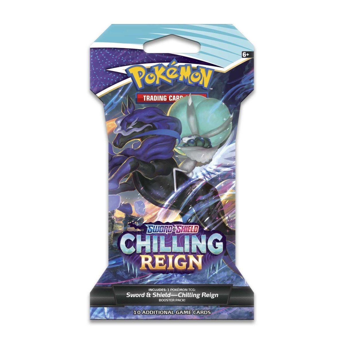 Pokémon TCG: Sword & Shield-Chilling Reign Sleeved Booster Pack (10 ...
