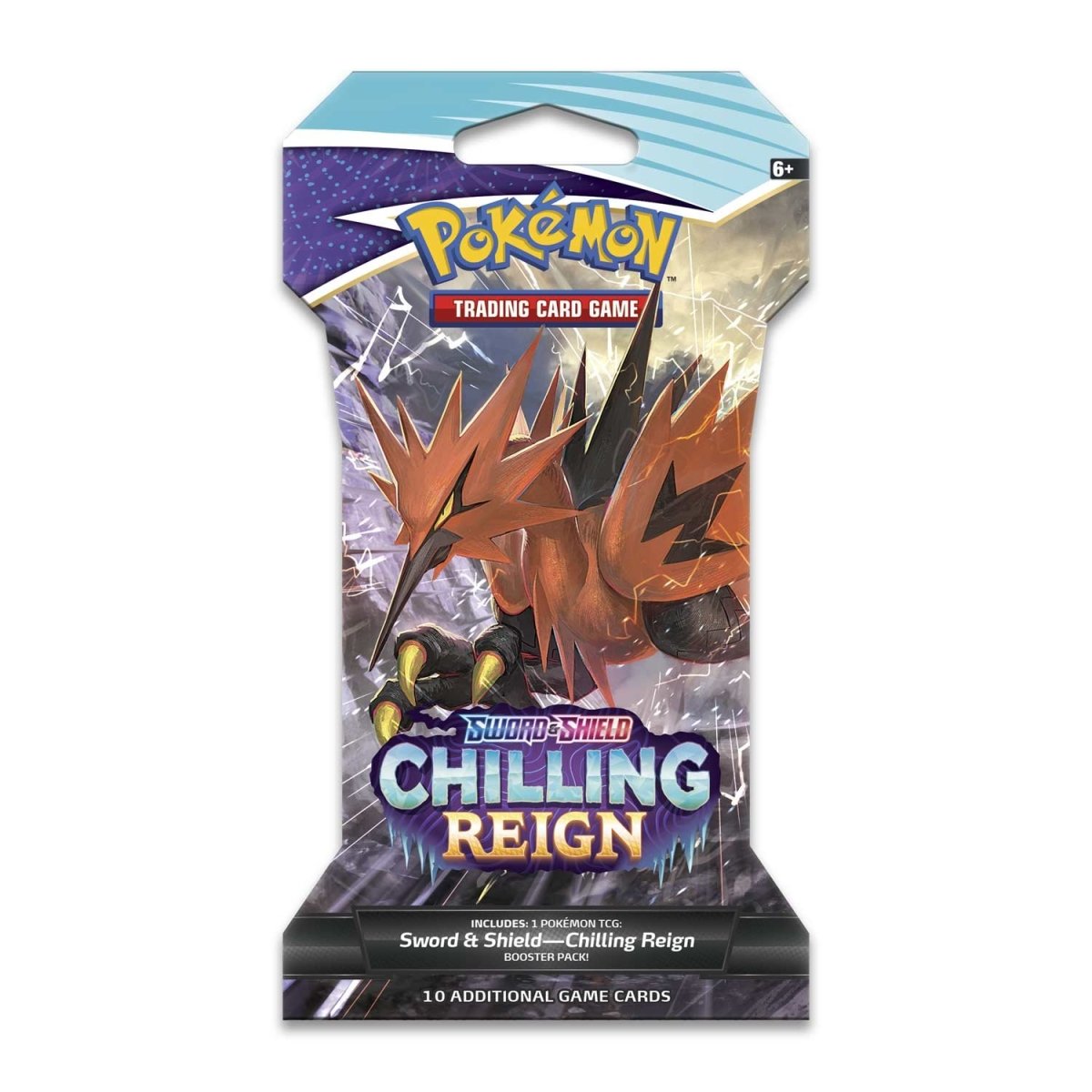 Pokémon TCG: Sword & Shield-Chilling Reign Sleeved Booster Pack (10 ...