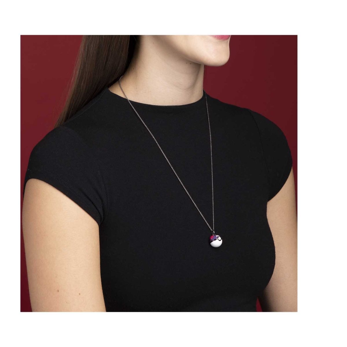 Pokémon Center × RockLove: Master Ball Locket Necklace | Pokémon Center ...