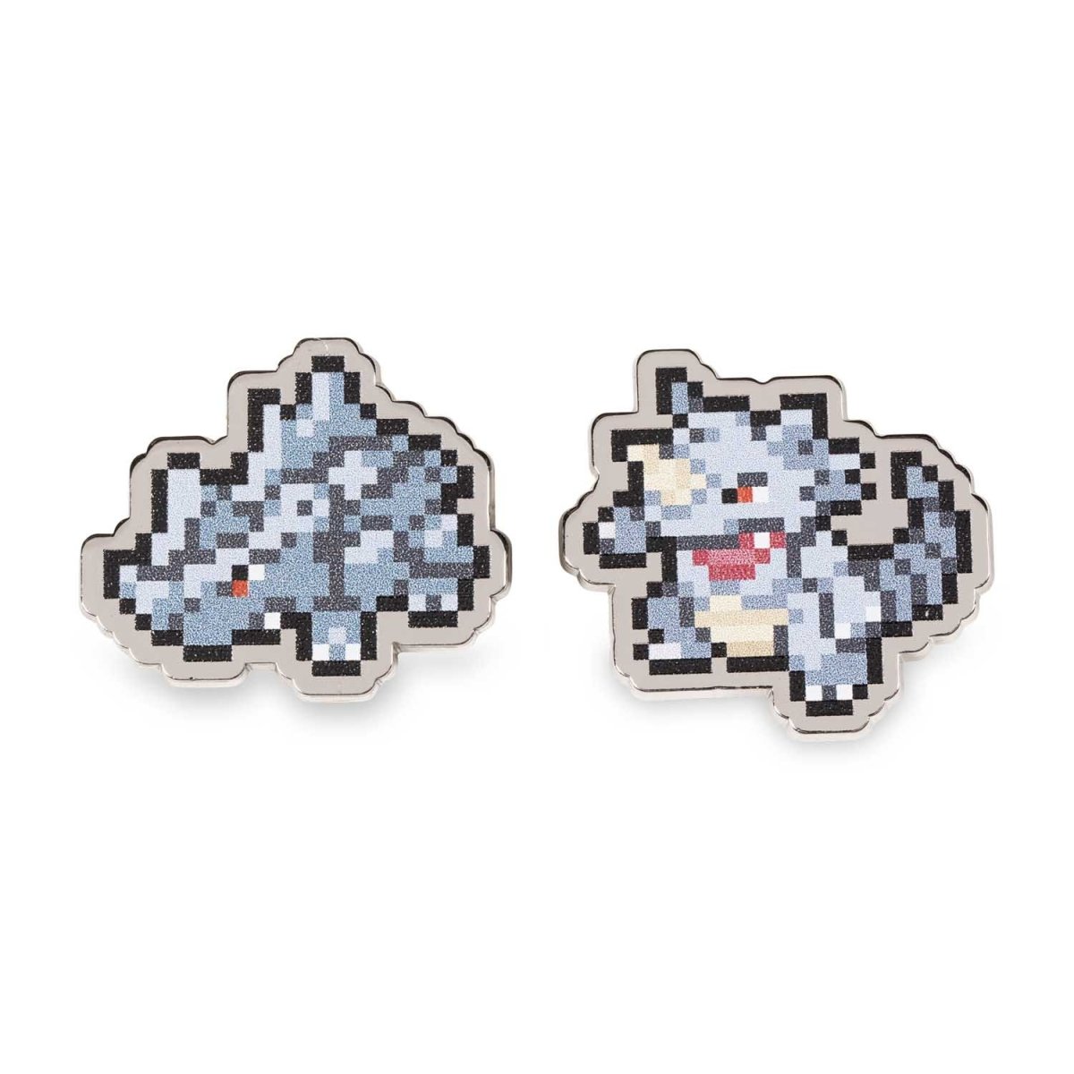 Rhyhorn & Rhydon Pokémon Pixel Pins (2-Pack) | Pokémon Center Official Site