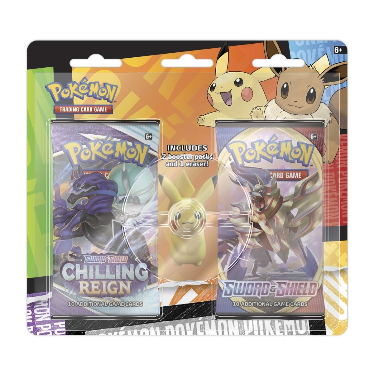Pokémon TCG: 2 Booster Packs & Eraser | Pokémon Center Canada Official Site