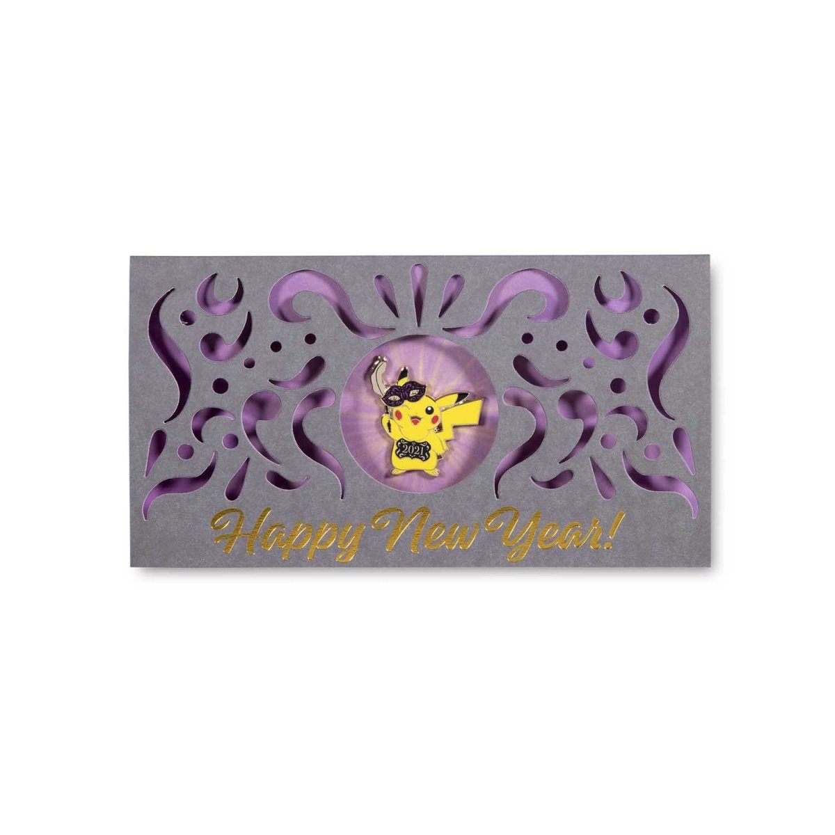 Pikachu Electric New Year 2021 Pokémon Pin & Greeting Card | Pokémon ...
