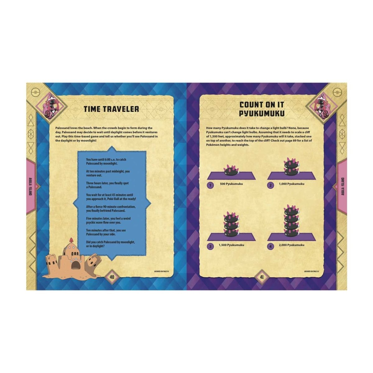 Pokémon Alola Region Activity Book | Pokémon Center UK Official Site