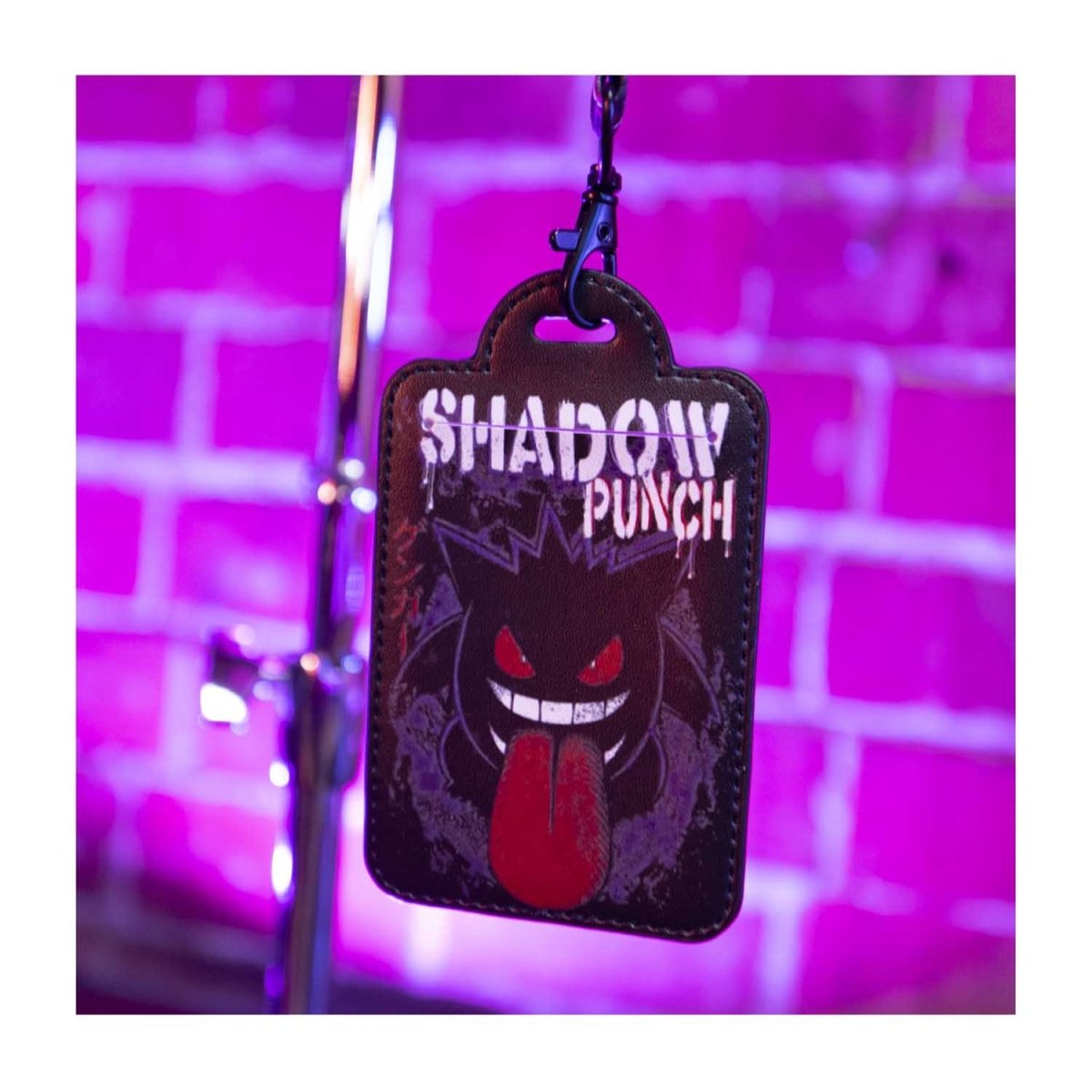 Gengar Pokémon Greatest Hits Lanyard & Badge Holder | Pokémon Center ...