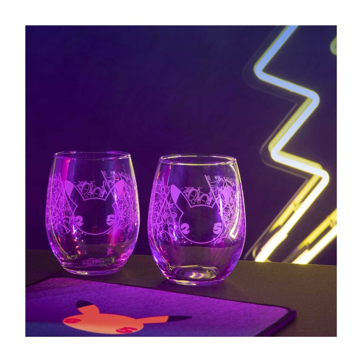 Pokémon Celebration 12 oz. Stemless Glasses (2-Pack) | Pokémon Center ...