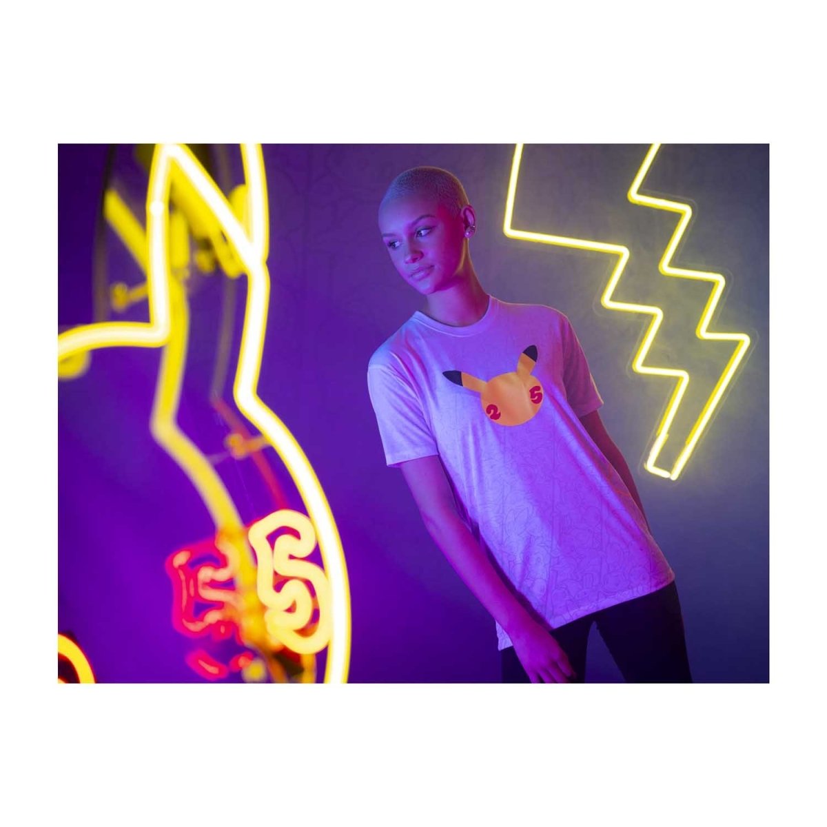 Pokémon Celebration White Allover-Print T-Shirt - Adult | Pokémon ...