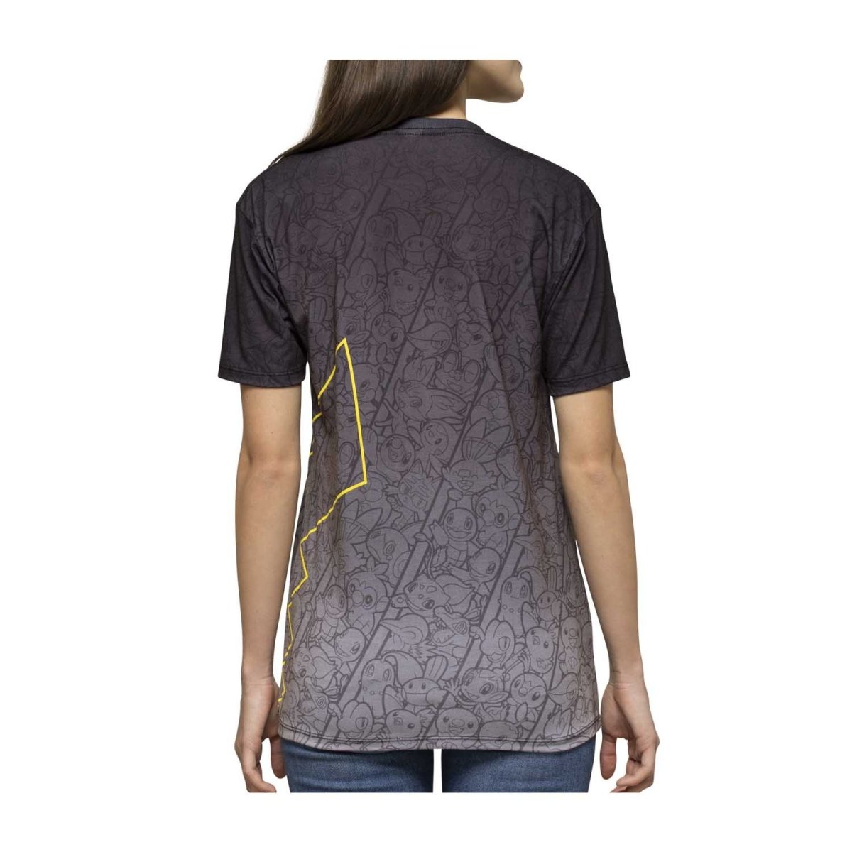 Pokémon Celebration Black Allover-Print T-Shirt - Adult | Pokémon ...