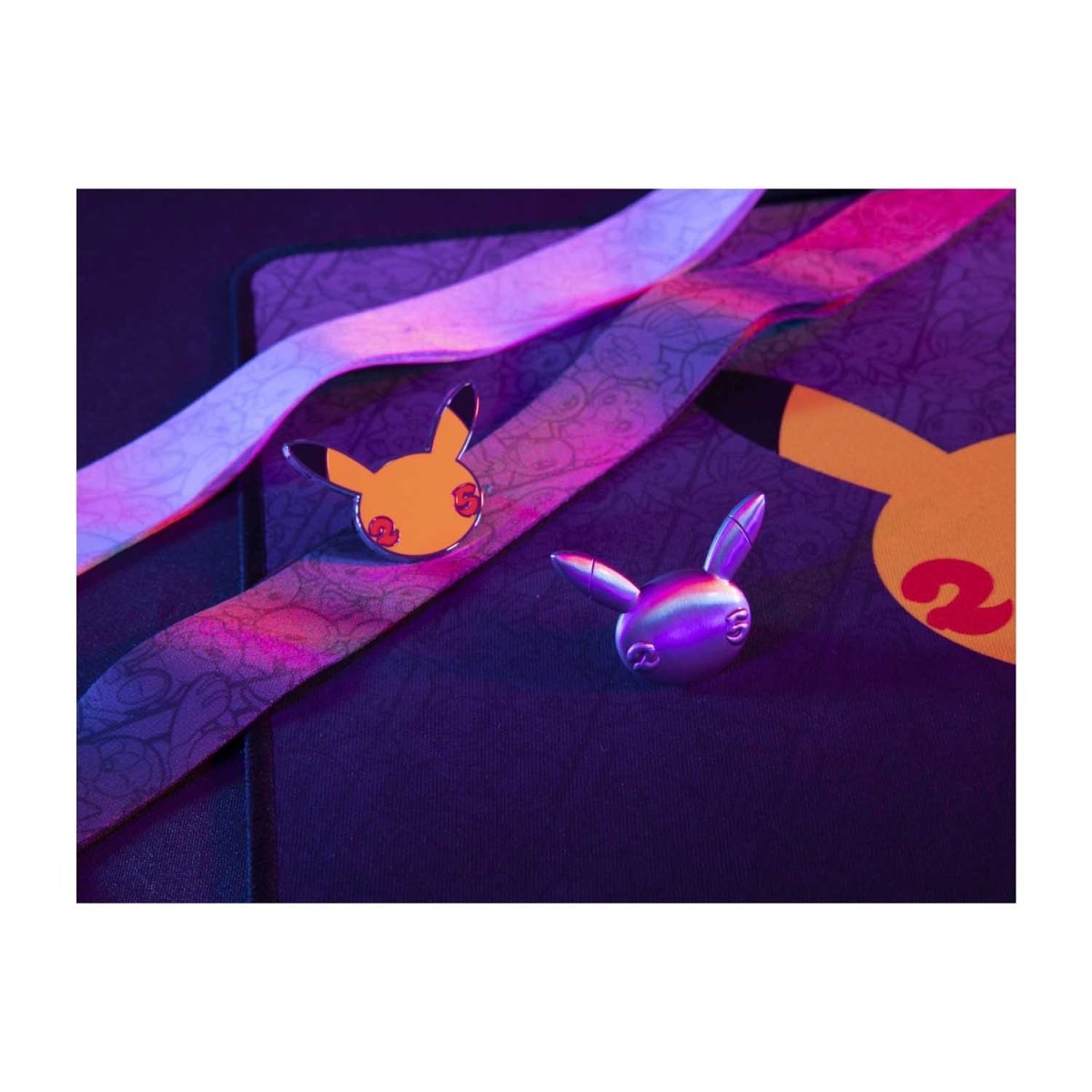 Pokémon Celebration Pin & Silver Lanyard | Pokémon Center UK Official Site