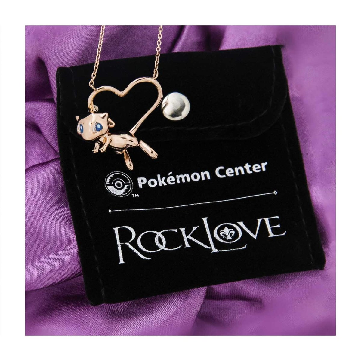 Pokémon Center × RockLove: Pikachu & Mew Admiration Pendant Necklace ...