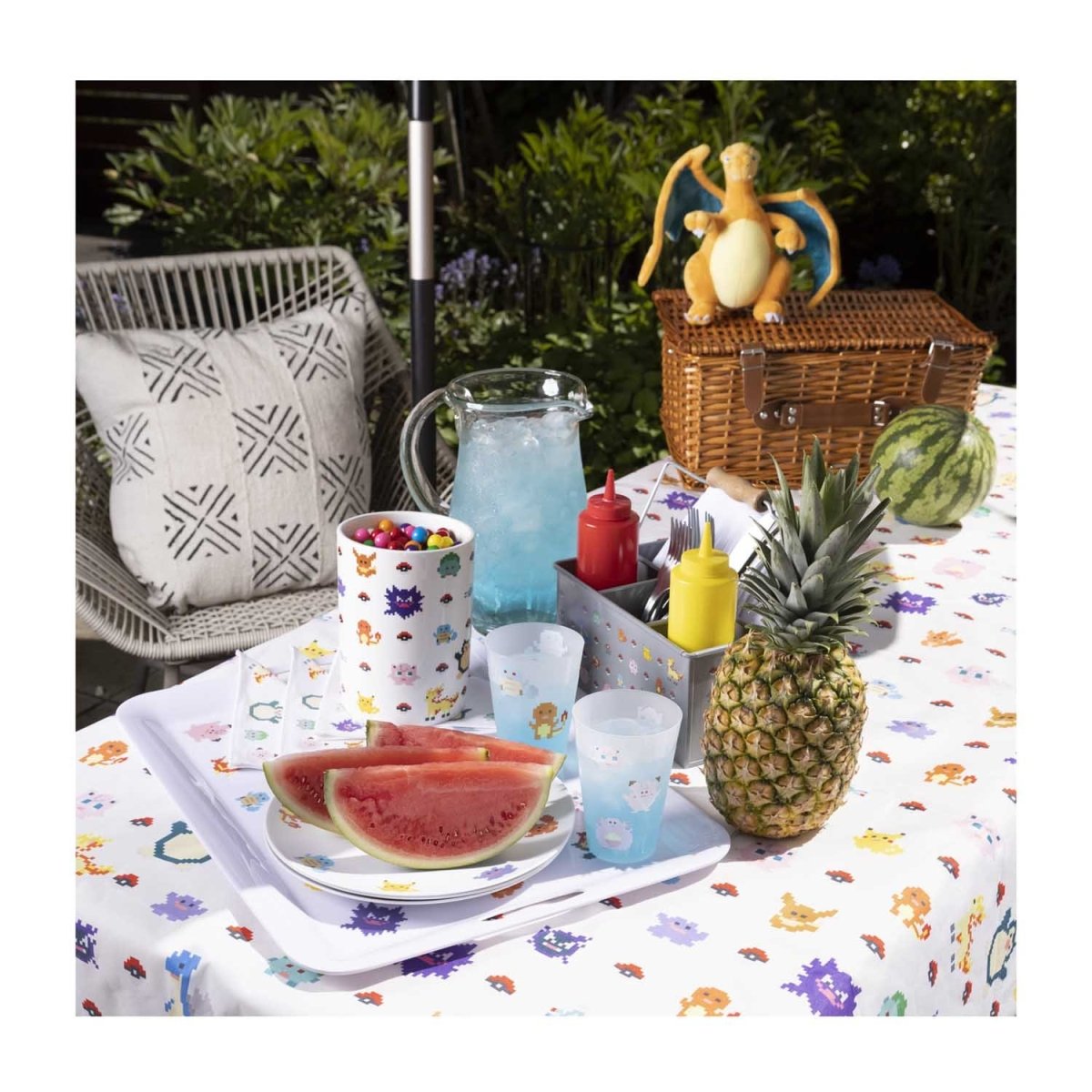 Pokémon Block Art Party Ceramic Storage Jar | Pokémon Center Official Site