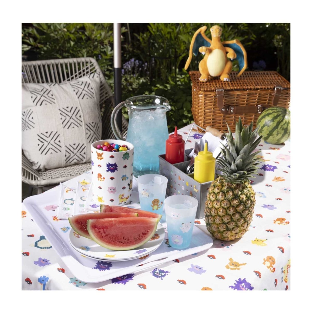 Pokémon Block Art Party Tablecloth | Pokémon Center Official Site